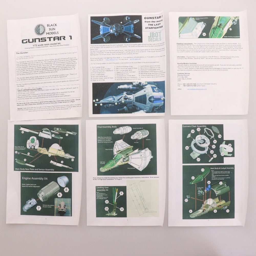 フィギュア The Last Starfighter スターファイター 1/72 GUNSTAR 1 ガンスター SF 箱付き 完成品 ...